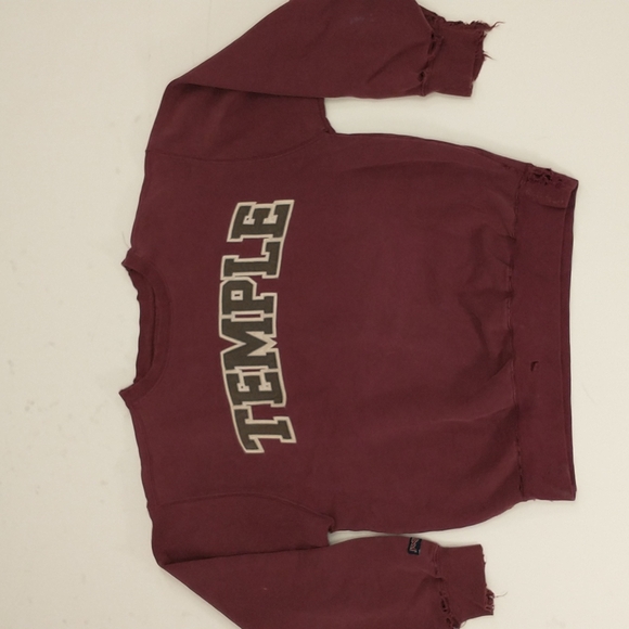 Vintage | Tops | Vintage Temple Sweatshirt Soft Natural Wear Thrashed ...